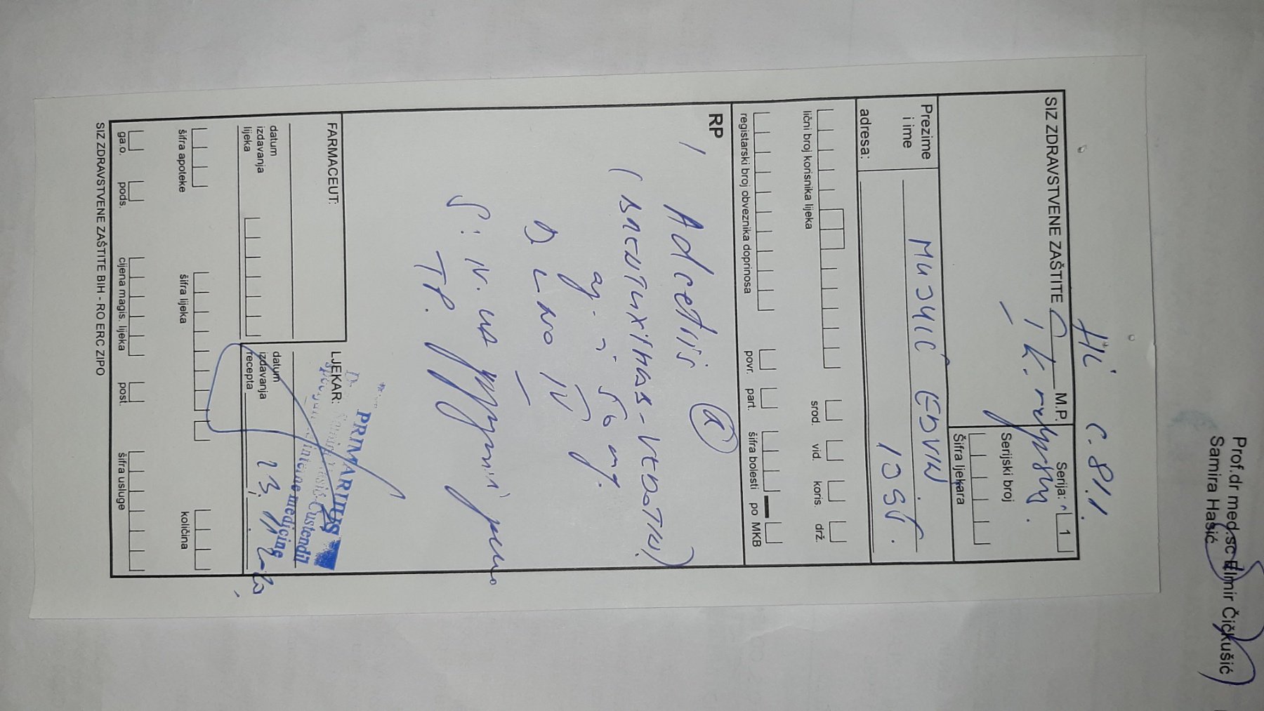 TIP.ba | Recept Adcetris Brentuximab vedotin Edvin Mujkić