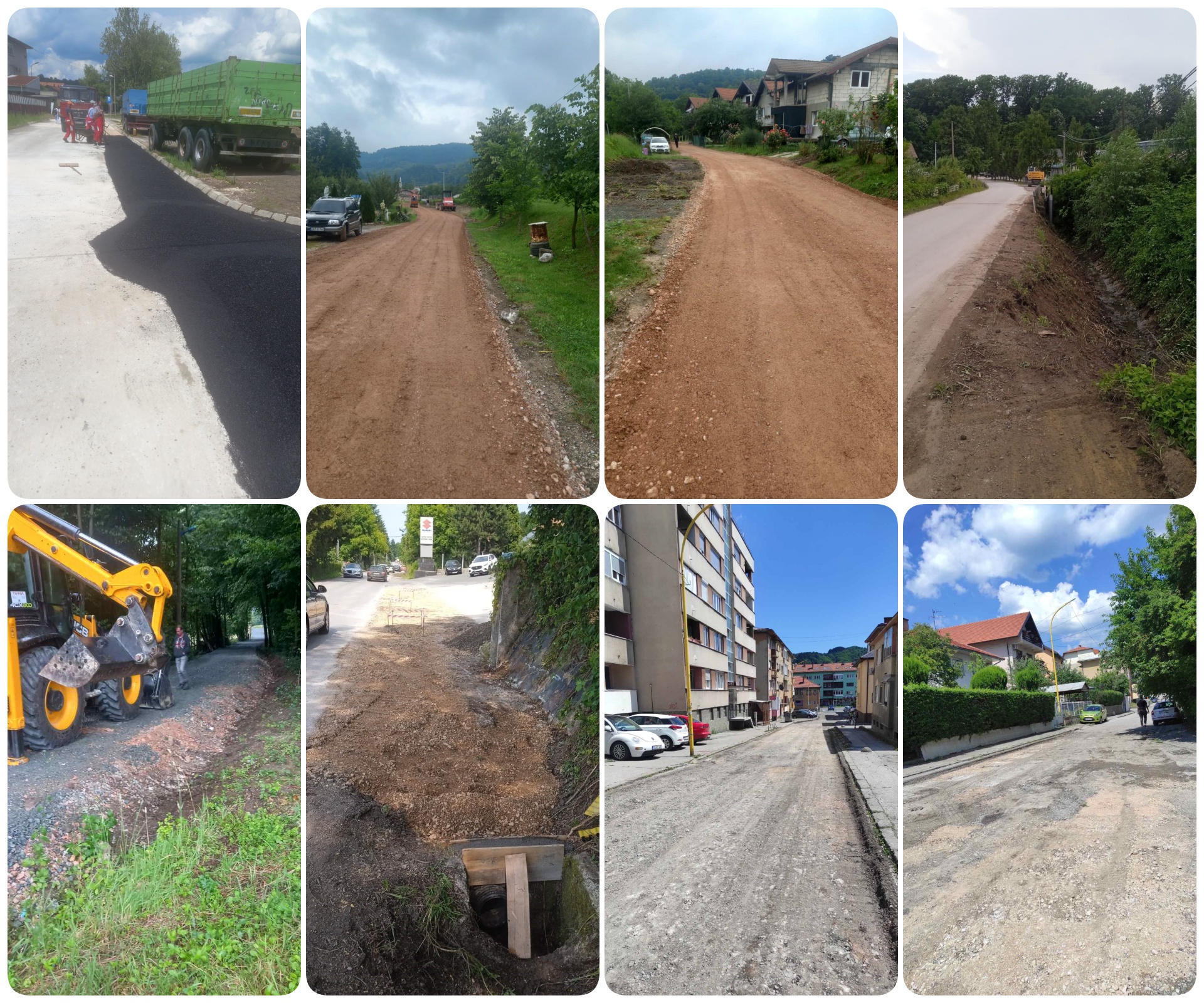 Započeti radovi na sanaciji puteva u tuzlanskim mjesnim zajednicama ...