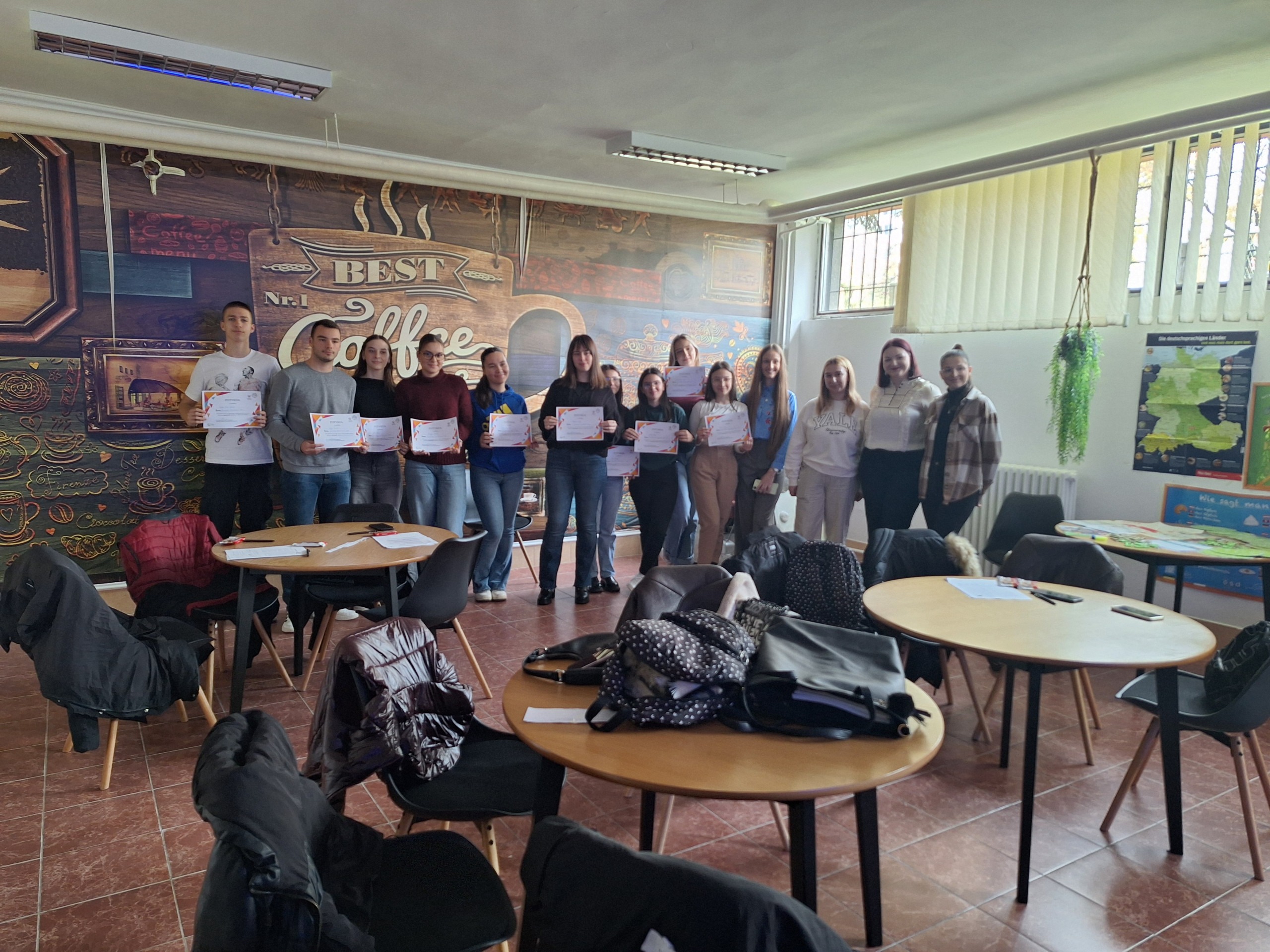 Foto: Prvo izdanje "Deutsches Sprachcafé" na Filozofskom fakultetu u ...