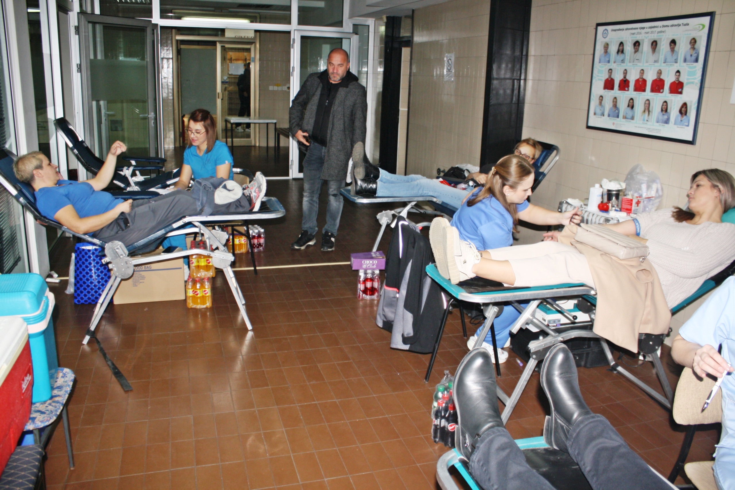 Foto: Treća akcija dobrovoljnog darivanja krvi zaposlenika Doma ...