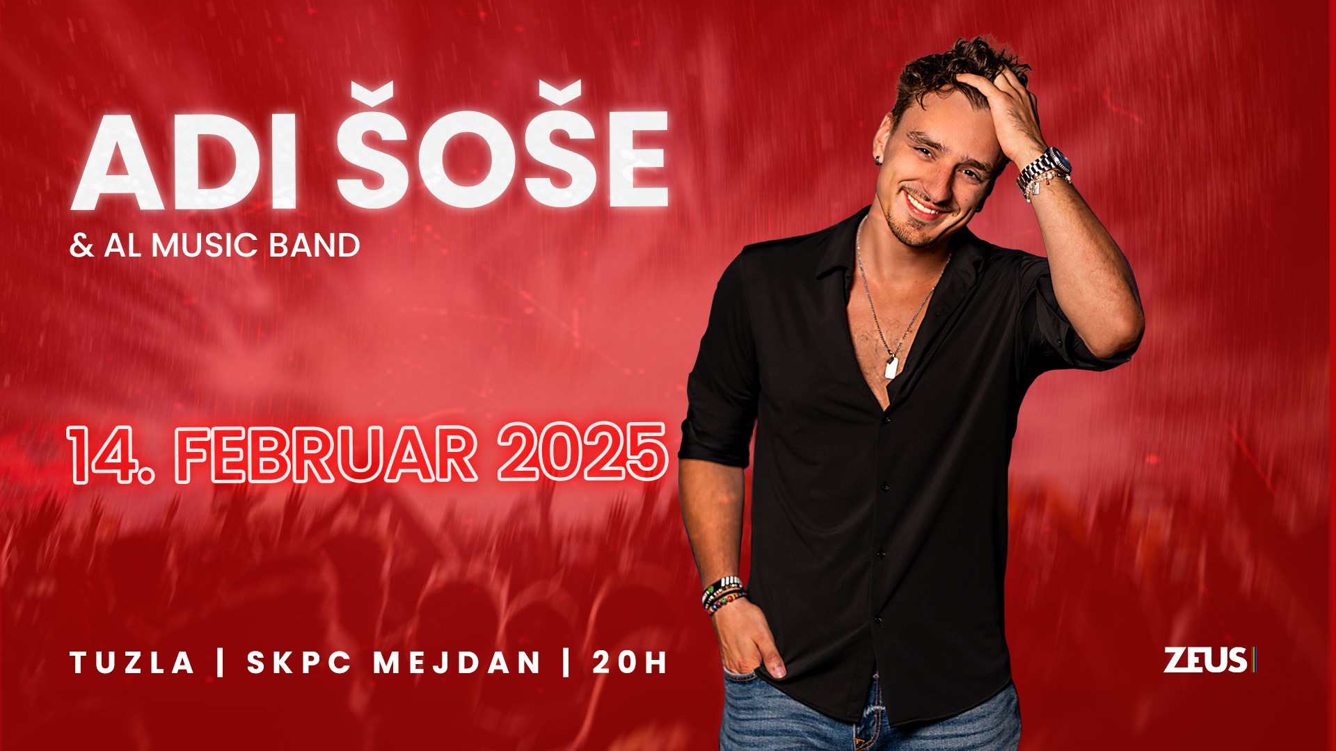 Mlada balkanska zvijezda Adi Šoše za Dan zaljubljenih nastupa u Tuzli ...