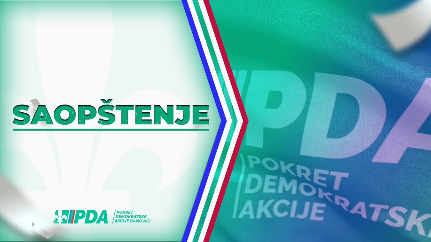 Održana sjednica Izvršnog odbora PDA Banovići: 'Pozivamo OO Narod i pravda Banovići da nastavimo ...