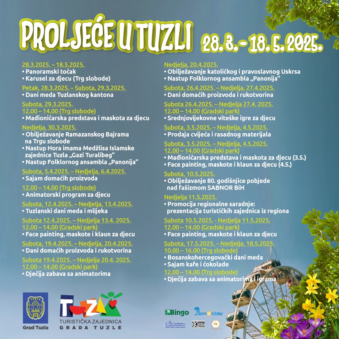 'Proljeće u Tuzli' donosi bogat program za sve generacije - TIP.ba