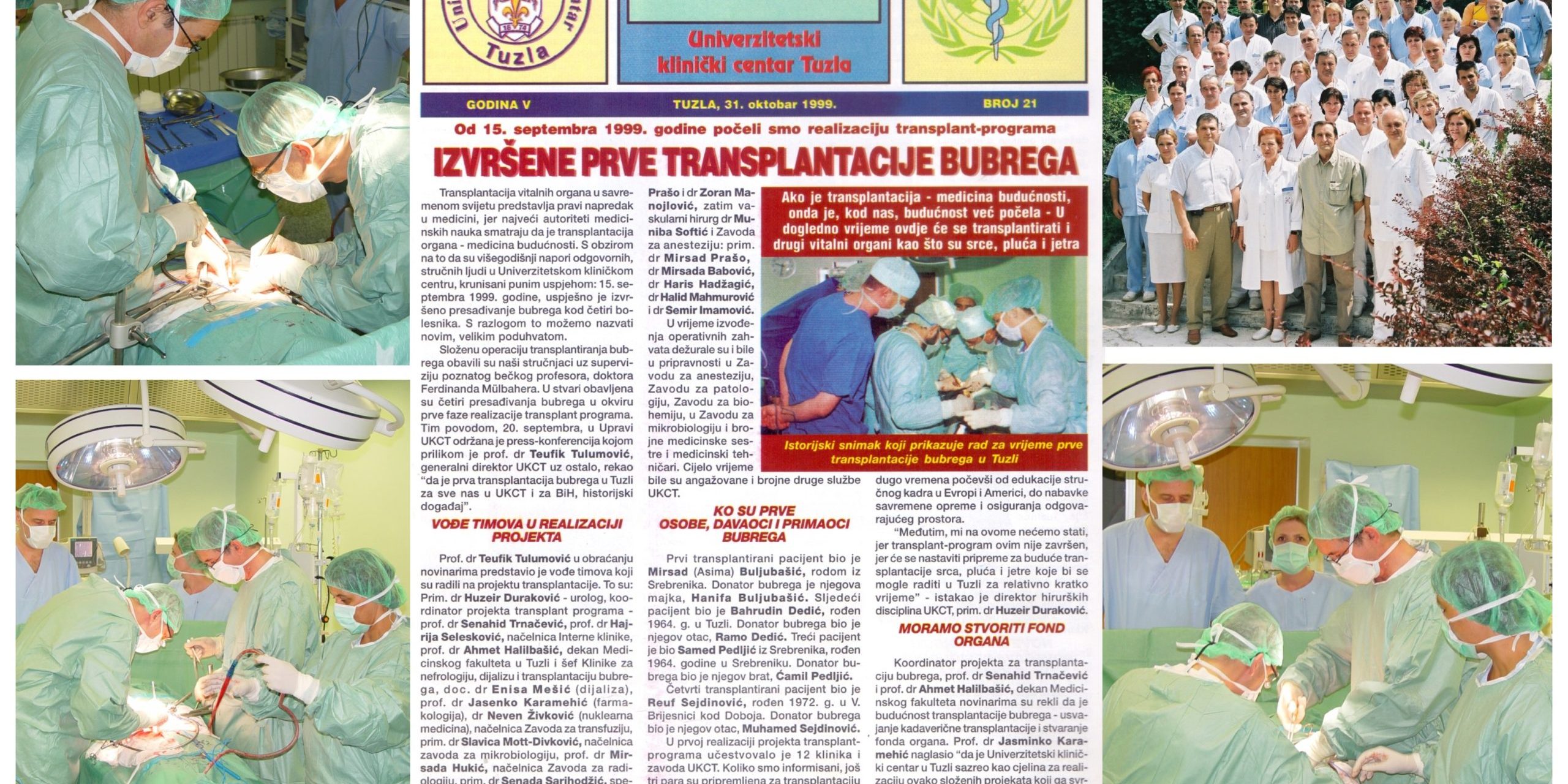 Prije 26 godina u UKC-u Tuzla urađena prva transplantacija - TIP.ba